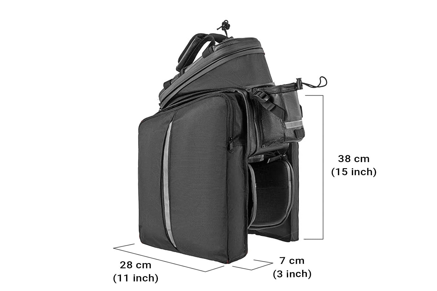 EMMO Ebike Accessories | 35L Expandable Waterproof Bike Rack Bag