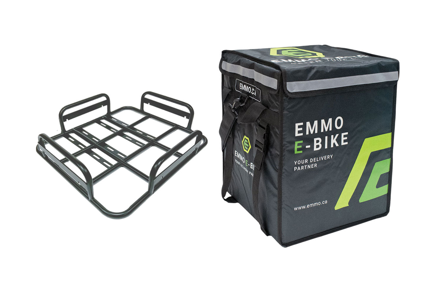 EMMO Thermal Delivery Bag | Large Rack| Insulated Waterproof Combo ...