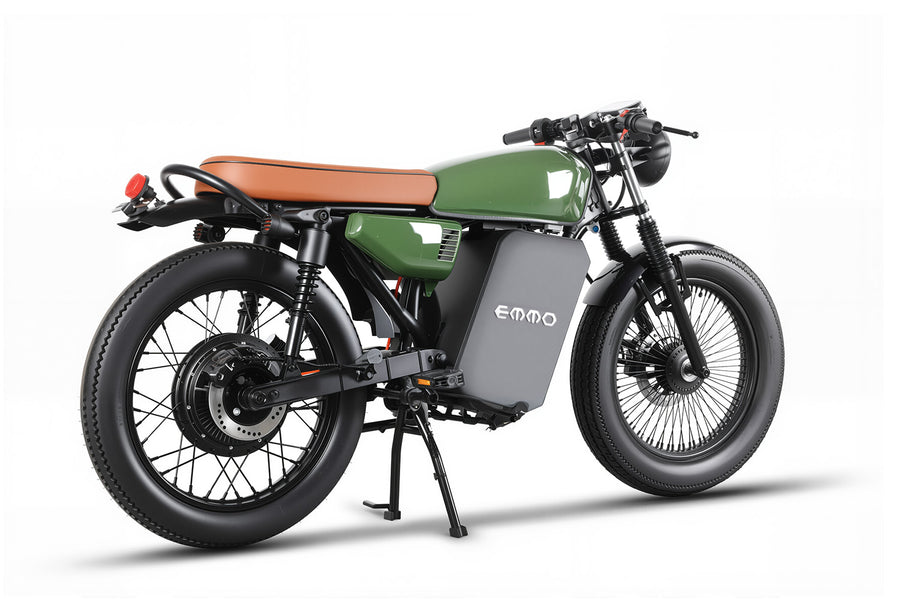 EMMO Nomado Customizable Cafe Racer 72V Electric Motorcycle Long Range ...