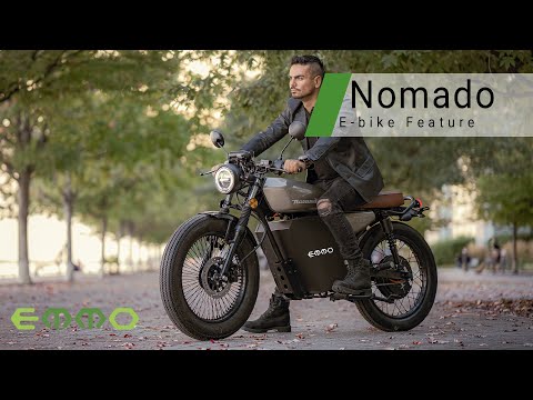 EMMO Nomado Customizable Cafe Racer 72V Electric Motorcycle Long Range ...